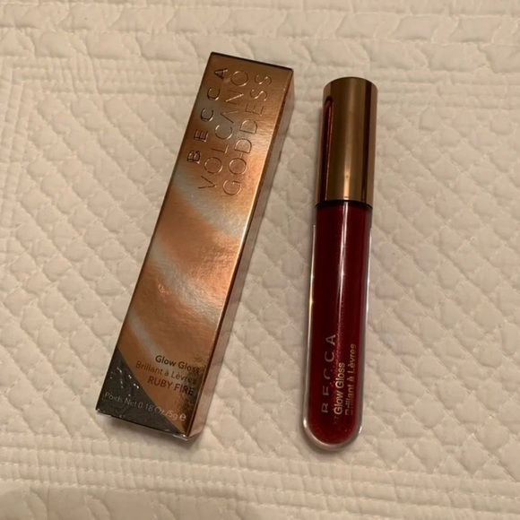 Becca Cosmetic | Makeup | Nib Becca Cosmetics Glow Gloss Ruby Fire ...